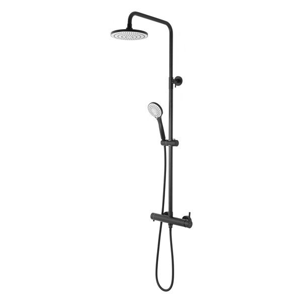 Bijiou Durance Black Shower Column | 215289